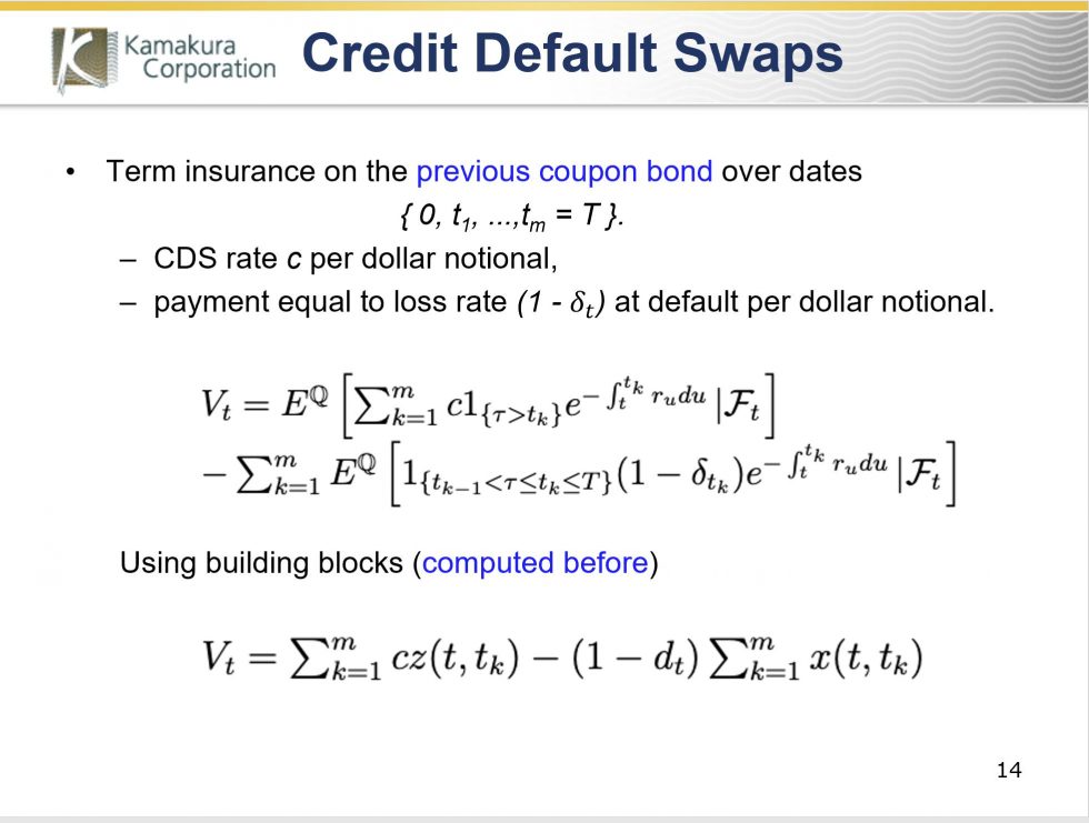 The Reduced Form Model Explanation for the Bond/CDS Basis - SAS Risk ...